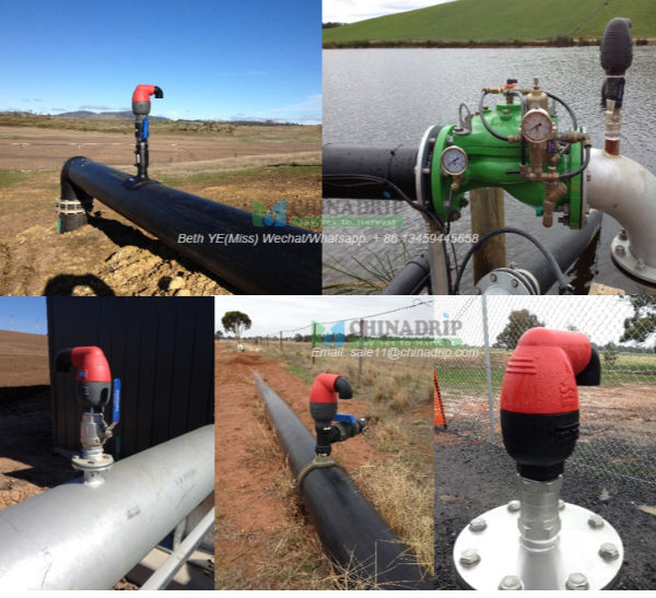 China Agriculture Drip Irrigation C Type Kinetic Air Vent and Vacuum ...