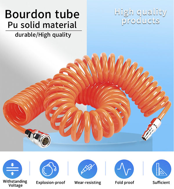 China 6m/9m/15m Pneumatic Polyurethane PU Air Compressor Hose Tube 8 ...