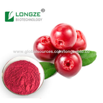 China Best price for lingonberry extract powder anthocyanidins 20% UV ...