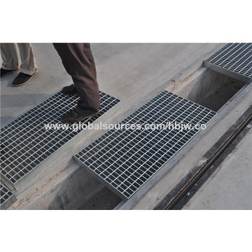 China Steel grating, parking lot platform, easy drainage on Global ...