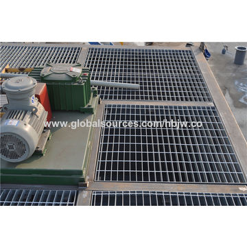 China Steel grating, parking lot platform, easy drainage on Global ...