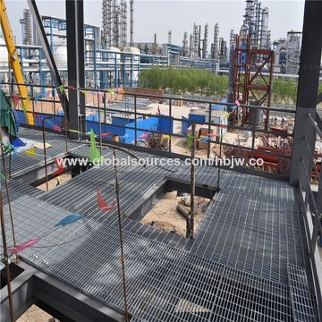 China Steel grating, plain flat bar, walkway grating, Chile famous 32×5 ...