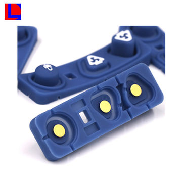 China Silicone Conductive Rubber Keypad And Screen Printed Rubber ...