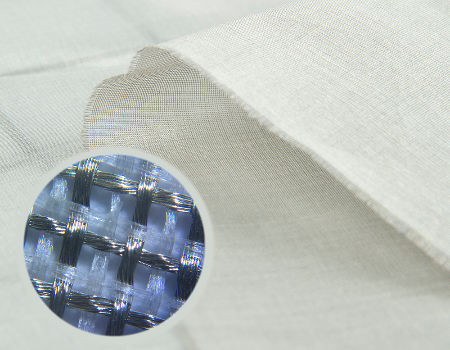 China Silk With Silver Fiber EMF Shielding Fabric/EMF Proof Fabric For ...