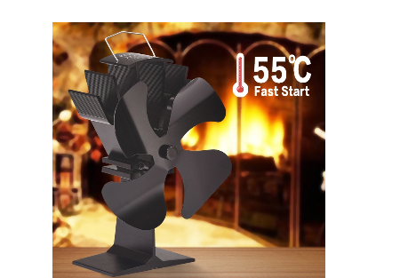 China VODA Factory Fireplace Accessories Eco Fan Mini Stove Fan Heat ...