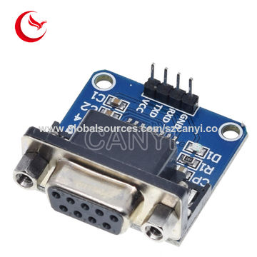 China Custom pcb board MAX3232 RS232 to TTL serial port converter module DB9 connector MAX232 ...