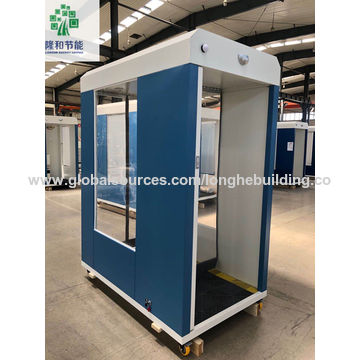China Intelligent mobile body disinfection booth with hand sterilizer ...