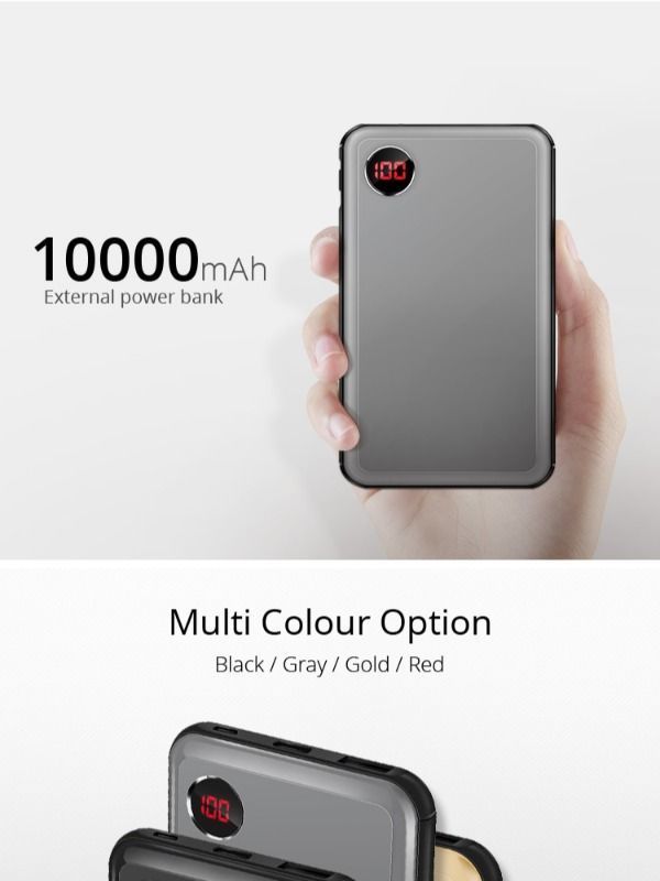 China PSE PD power bank for iphone 10000mAh Led Screen display Type C ...