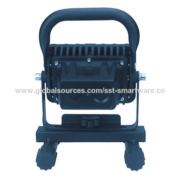 China 8W SMD Portable H stand LED Rechargeable work light dual color ...