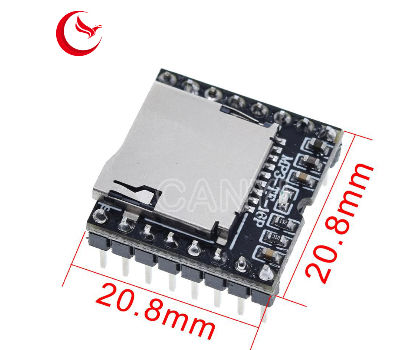 Mini MP3 player module TF card u disk mini MP3 player audio voice ...
