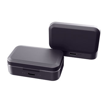 China Rectangle Semi-in-ear Touch Earbuds Wireless Earphones BT 5.0 ...