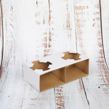 China Customized Size Disposable Paper Cup Holder Tray Carrier Drink ...