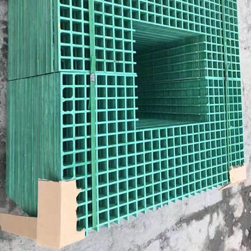 China Grp fiberglass floor grating, frp mini mesh grating for animal ...