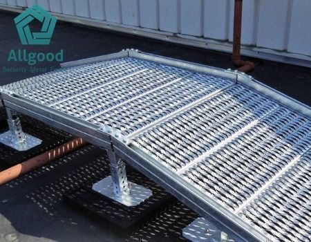 [Allgood] premier diamond safety grating, perforated walkway plank ...