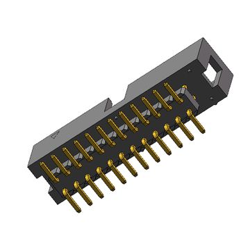 China 2.54mm Box Header, Double Row, SMT on Global Sources,2.54mm box ...