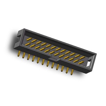 China 2.54mm Box Header, Double Row, SMT on Global Sources,2.54mm box ...