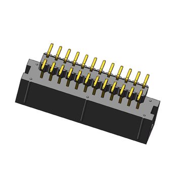 China 2.54mm Box Header, Double Row, SMT on Global Sources,2.54mm box ...