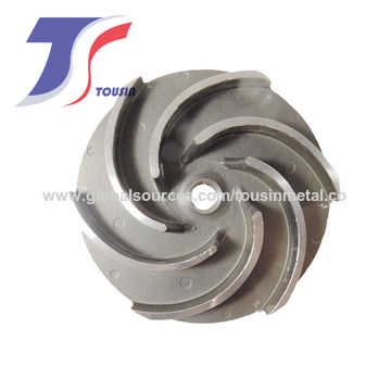 China Casting impelle Investment casting precision casting stainless ...