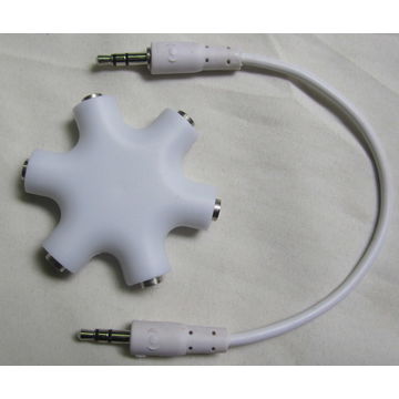 China Headphone Splitter RockStar 5-Way 3.5mm Headphone Splitter Multi ...