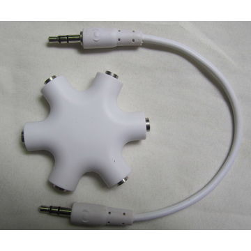 China Headphone Splitter RockStar 5-Way 3.5mm Headphone Splitter Multi ...