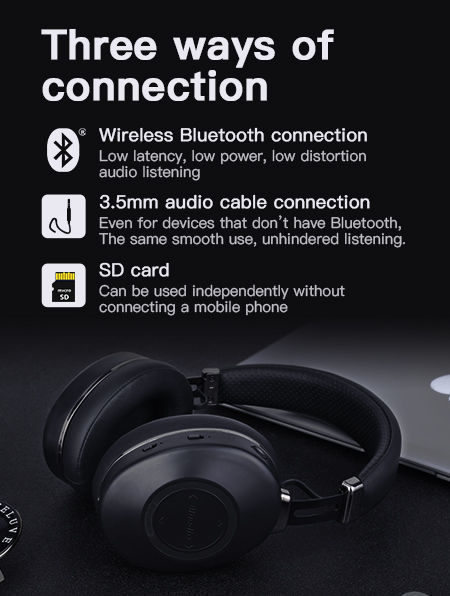 Wireless Bluetooth headset Bluedio H2 active noise cancelling over ear ...