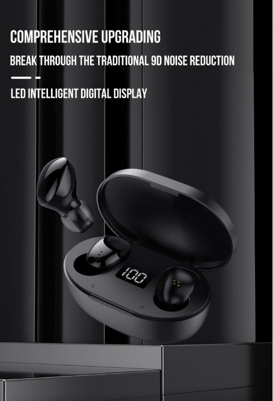 Oem Bluetooth 5.0 Life Waterproof TWS Wireless Earphone with LED ...