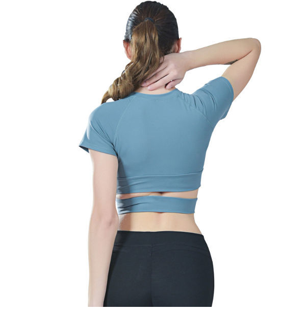 Quick drying Yoga Shirts Short Sleeve Fitness Tops Workout Fitness ...