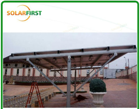 China Aluminum Mounting System Carport Solar Racking System on Global ...