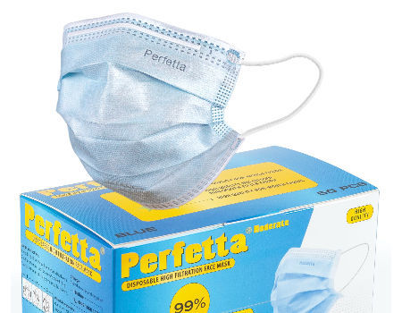 Vietnam 3-ply PERFETTA MODERATE Medical Disposable High Filtration Face ...