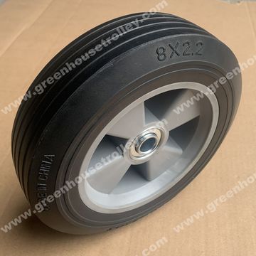 China 8" solid rubber wheel 200mm hantruck solid rubber tyre 8 inch ...