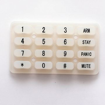 China Electronic accessory silicone rubber waterproof keypad on Global ...