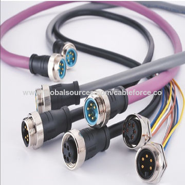China 7/8" mini-change 3-pin female panel front mounting connector ...