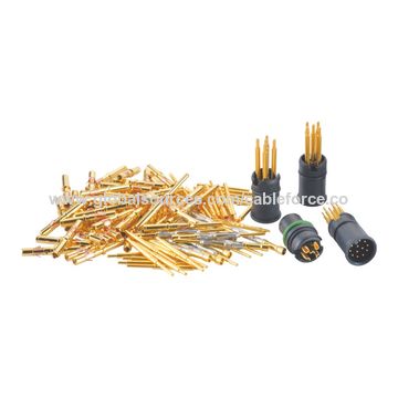 China 7/8" mini-change 3-pin female panel front mounting connector ...
