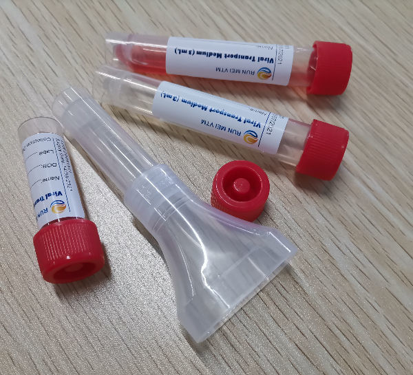 China Hunan Runmei Saliva Collection funnel Sampler testing kit on ...
