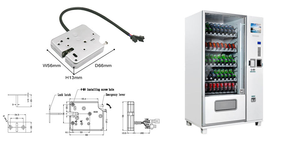 Small Stainless Steel Latch Locks for Vending Machines, Stainless Steel ...