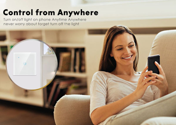 Smart home touch switch remote control socket remote control switch ...