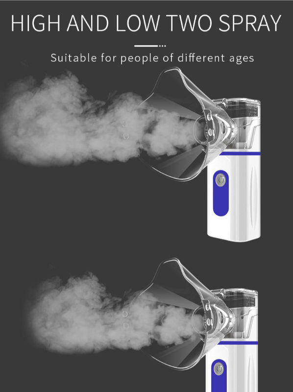 China Hot selling hand held micro net Medical ultrasonic atomizer with ...