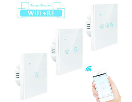 110V American Standard light Wifi Alexa Voice Control Wall Key Switch ...