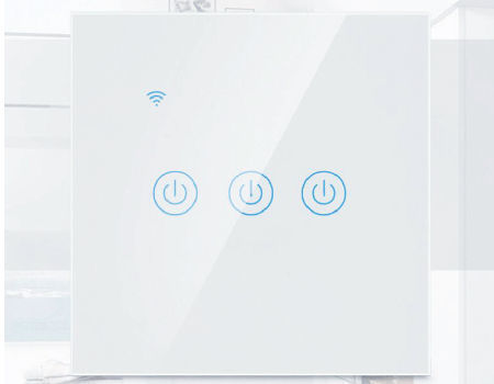 110V American Standard light Wifi Alexa Voice Control Wall Key Switch ...