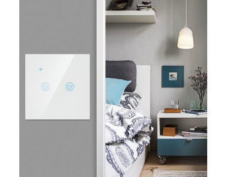 110V American Standard light Wifi Alexa Voice Control Wall Key Switch ...