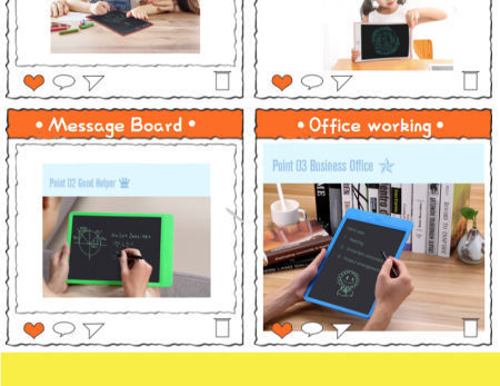 Amazon Kids Educational Children toy Lcd Handwriting Pad Mini 6.5inch ...