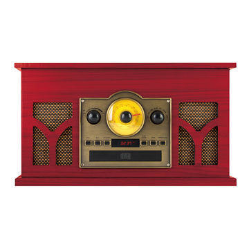 China Retro Turntable CD Combo Player with Bluetooth USB FM Radio and ...