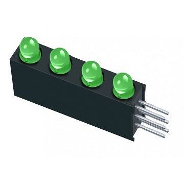 China 3mm through-hole 4-tower plastic LED holder mount, F3 dip LED on ...