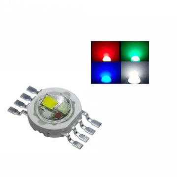 China High-power LED, 4W RGBW LED diode, 8-pin 400mA LEDs, factory ...