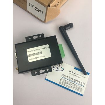 China HF2211 Industrial Modbus Serial Server RS232 / RS485 / RS422 to WiFi / Ethernet Converter ...