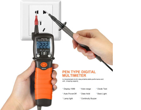 China Digital Pen Type Multimeter HP-38B-7 Handheld Auto-ranging Volt ...
