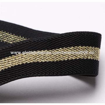China Metallic elastic band , twill woven elastic band on Global ...