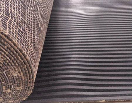 Fiber Reinforced Rubber Sheet Cloth Inserted Rubber mat, Fiber ...