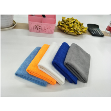 China Microfiber thickened absorbent car wiper 40*40 cleaning cloth on ...