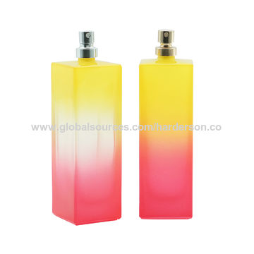 China 100ml square shape perfume bottle modern custom bottle perfume in ...